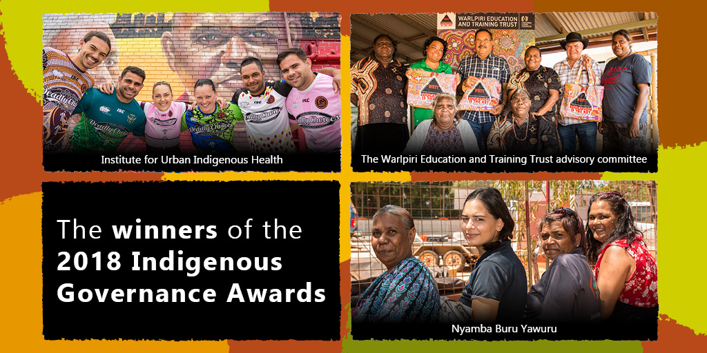 Congratulations to the winners of the 2018 Indigenous Governance Awards ...
