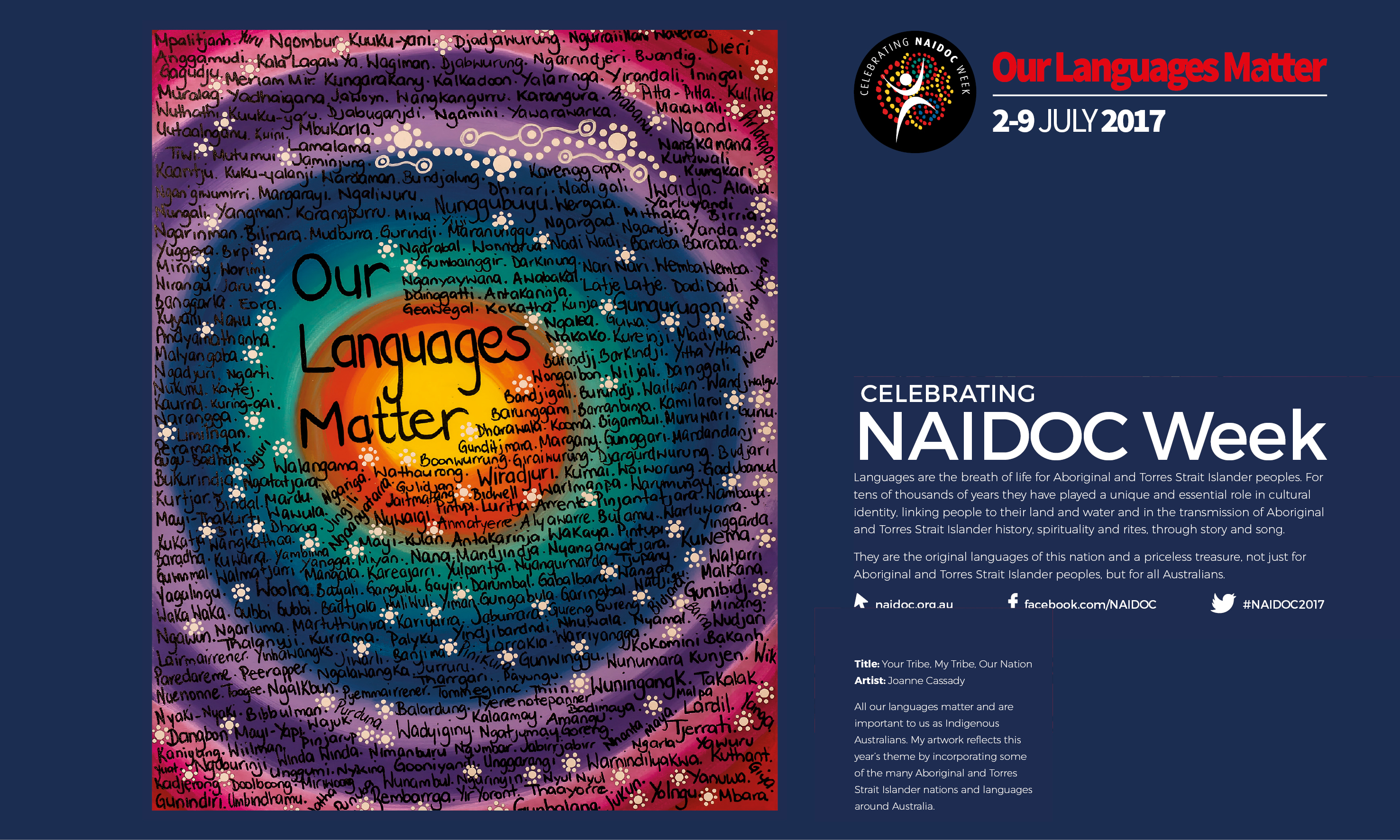 Congratulations to Joanne Cassady – Winner of the 2017 National NAIDOC ...